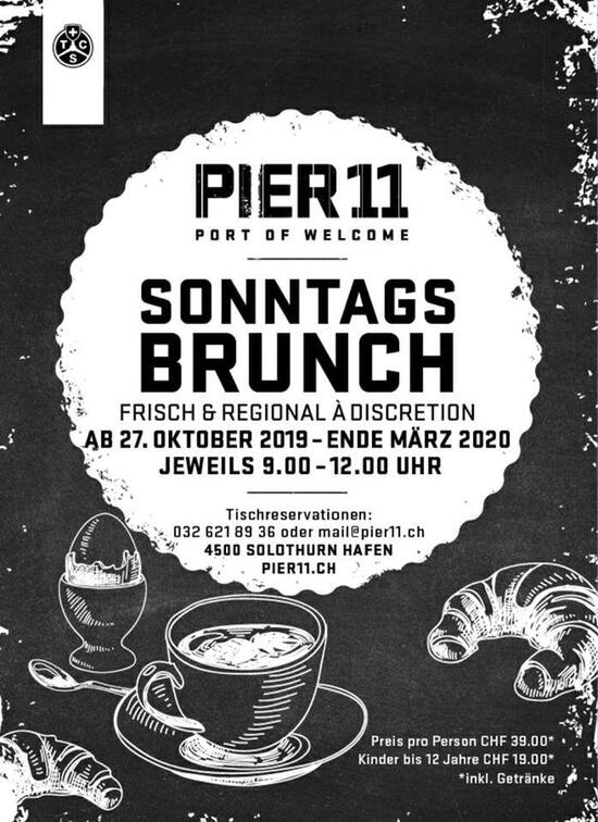 Speisekarte von Restaurant Pier 11, Solothurn