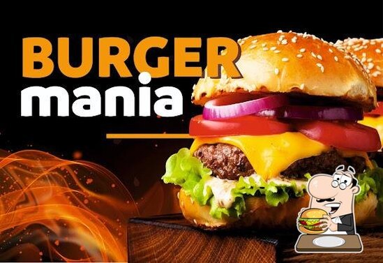 Menu at Burger mania restaurant, Kruševac