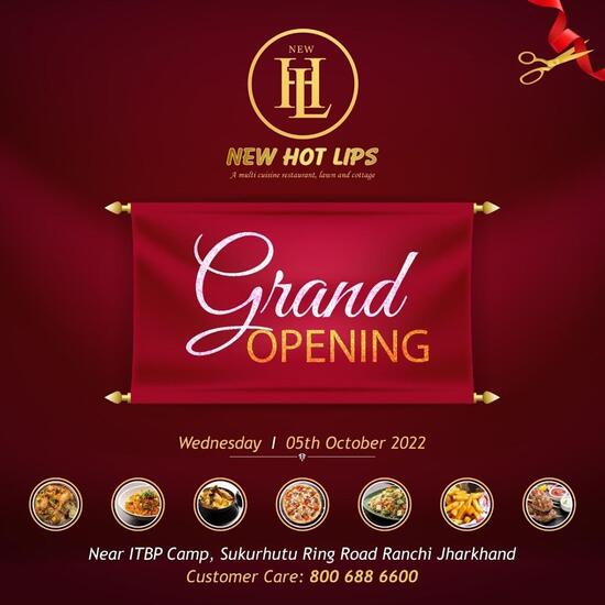 Menu at New Hot Lips Restaurant, Ring Road, Ranchi