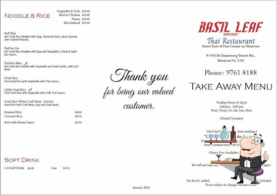 Basil Leaf Thai Restaurant in Montrose - Restaurant reviews