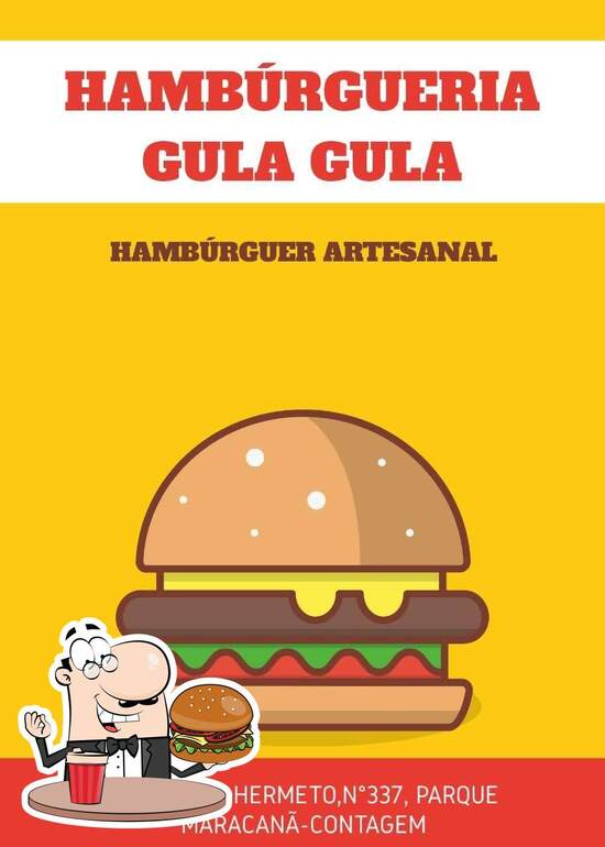 Menu at Hambúrgueria GULA GULA restaurant, Contagem