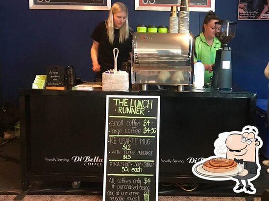 Menu at The Lunch Runner cafe, Bathurst