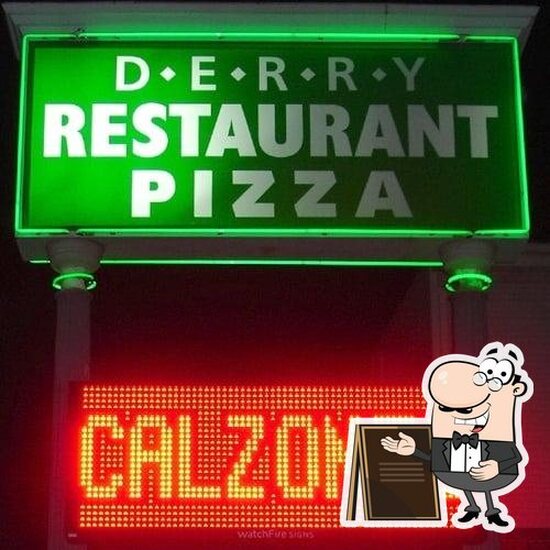 Menu at Derry Restaurant & Pizza, Derry