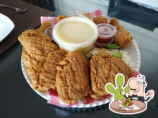 Menu at Goguis Chicken restaurant, Mexico City