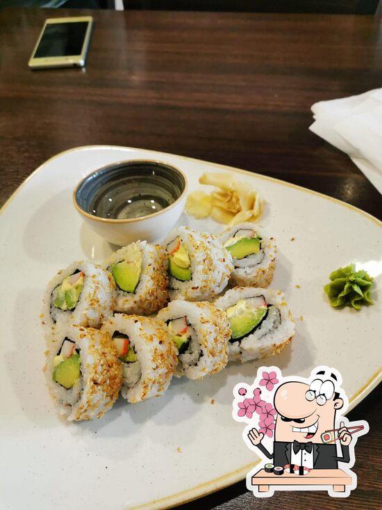 Menu at Min Sushi restaurant, Alingsås