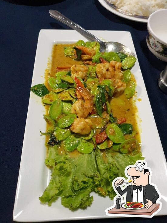 Menu at Ruang Khao restaurant, Betong