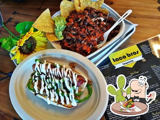 Menu at taco bros restaurant, Wyandotte