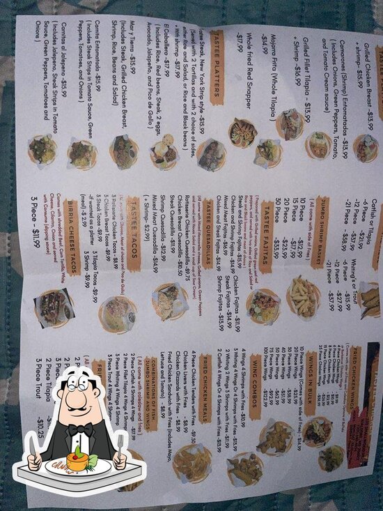 Menu at Tastee Chicken restaurant, Waldorf