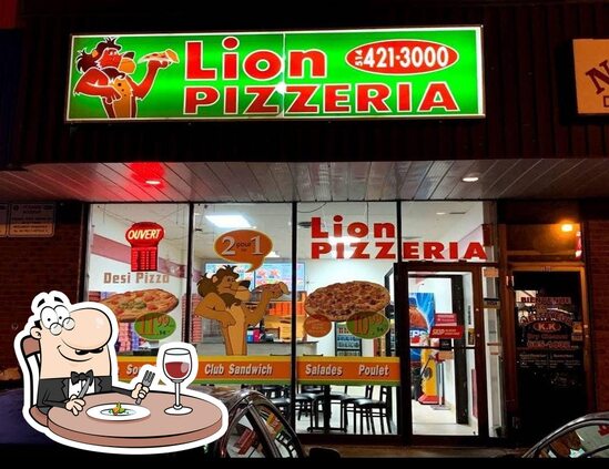 Menu at Pizza Lion pizzeria, Dollard-Des Ormeaux