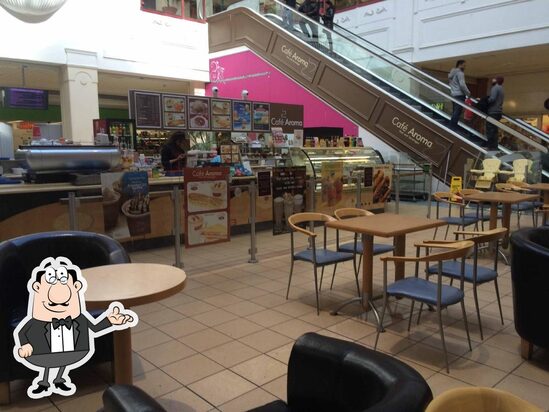 Menu at Cafe Aroma, London, Vicarage Field Shopping Centre