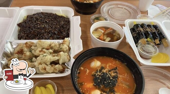 Menu at Darin korean food restaurant, Richmond Hill