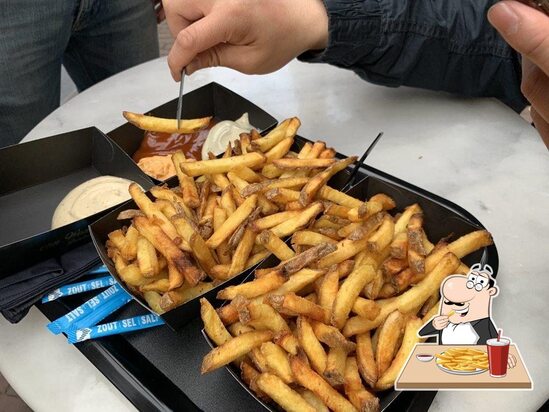 Speisekarte von Van Wonderen Frieten, Amsterdam