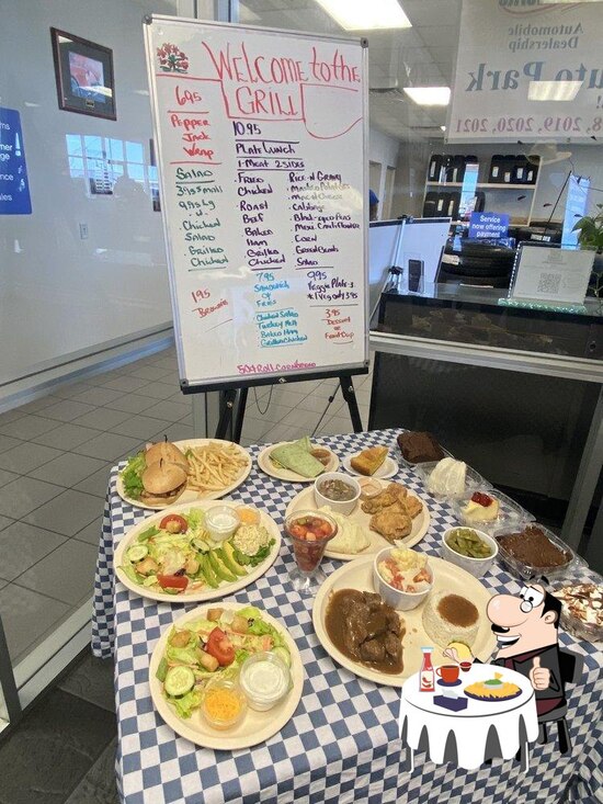 Menu at The Grill restaurant, Angleton