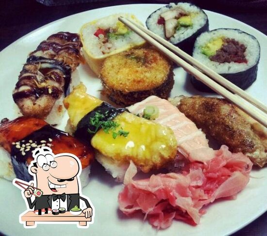 Menu at Sushi Club, Napier
