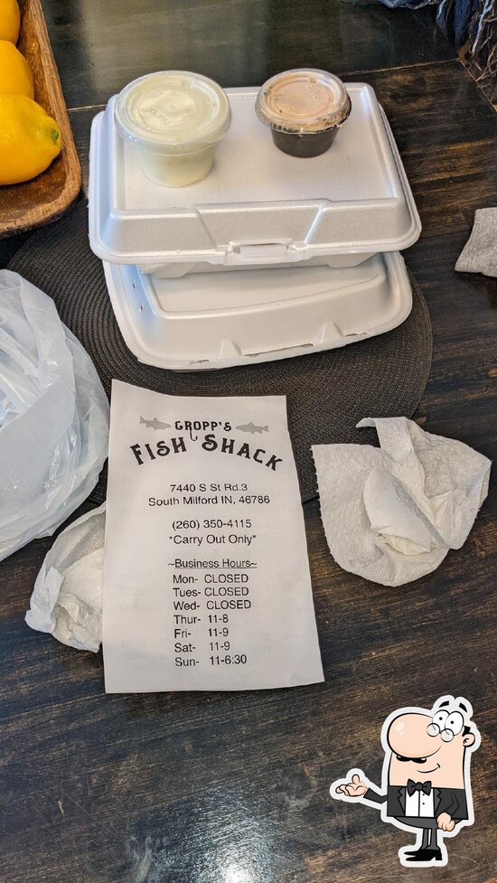 Gropp's Fish Shack, South Milford - Restaurant menu, prices and reviews