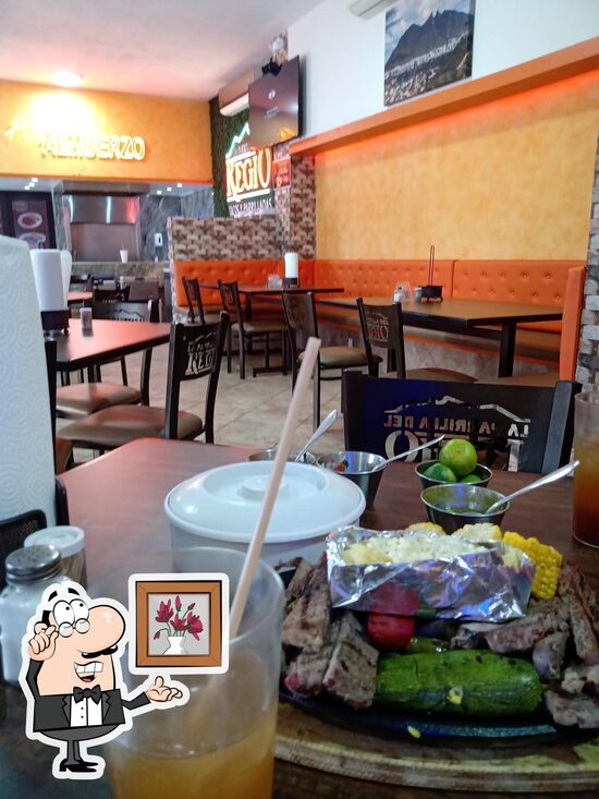 Menu at La Parrilla del Regio, Juárez