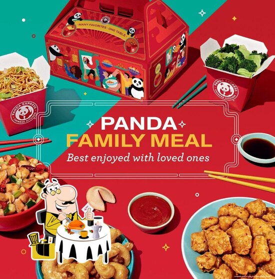 Menu at Panda Express fast food, Palm Desert, CA-111 #347
