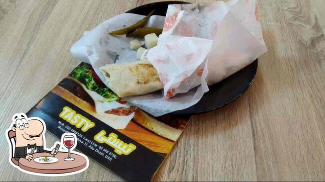 Menu at Tasty Cafeteria, Abu Dhabi