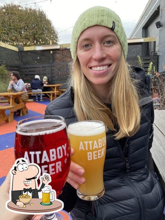 Menu at Attaboy Beer restaurant, Frederick