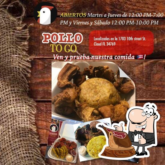 Menu at Pollo To Go restaurant, Saint Cloud, 10th St