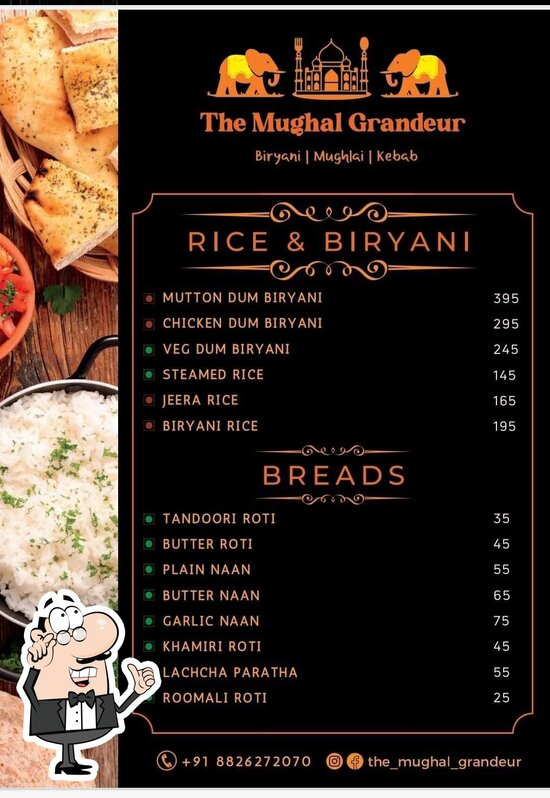 The Mughal Grandeur - Mughlai food, Gurugram - Restaurant menu, prices ...