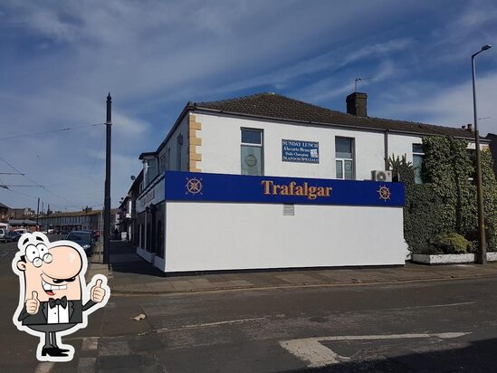 Menu at The Trafalgar restaurant, Fleetwood