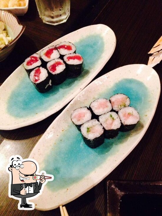 Menu at Bluefin sushi restaurant, San Francisco