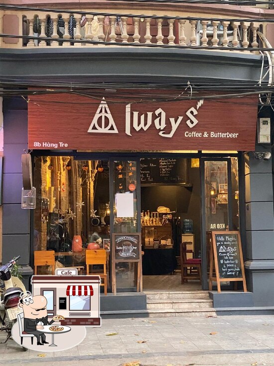Menu at Always Cafe - A magical wizard cafe, Hanoi