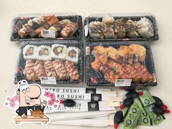 Menu at Hero Sushi restaurant, Campsie