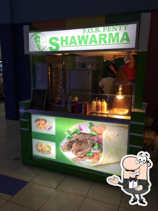 Menu at FOB Fenty Shawarma restaurant, Cebu City