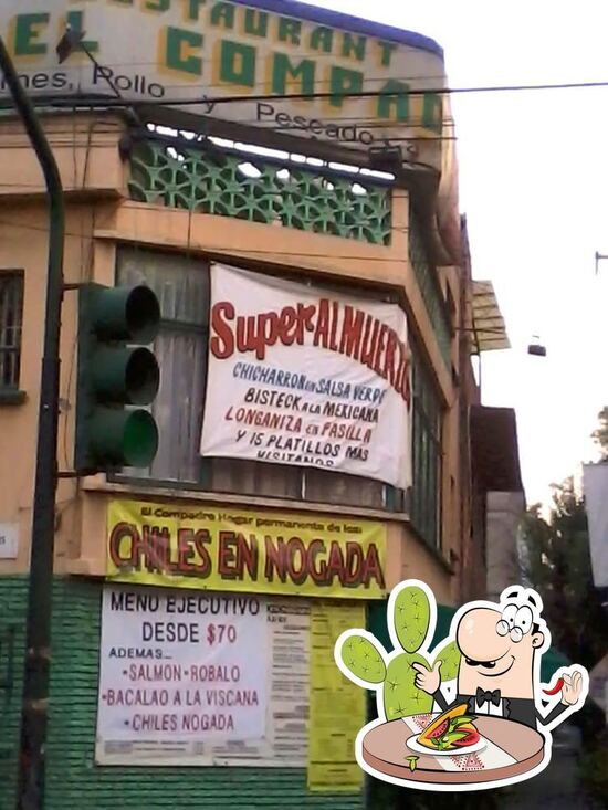 Menu at RESTAURANT EL COMPADRE, Mexico City, Av. de los Maestros 176