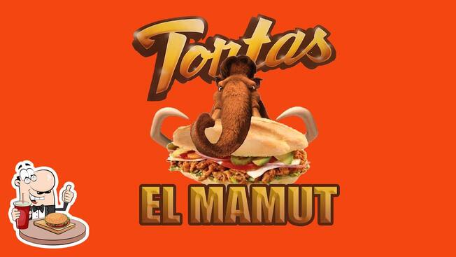 Menu at Tortas El Mamut restaurant, Tierra Blanca