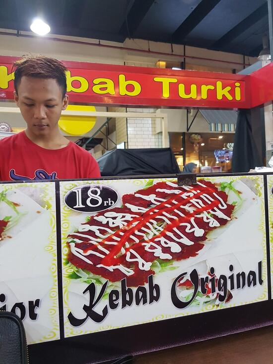 Menu at Kebab Turki restaurant, South Jakarta, 13640 Jakarta Timur
