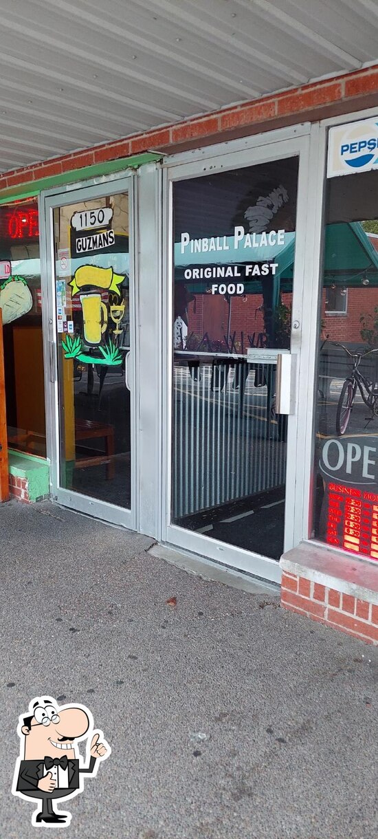 Menu at Pinball Palace restaurant, Carlyle