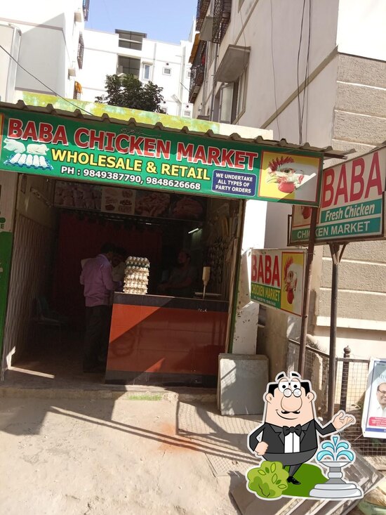 Menu at Baba Chicken Market, Hyderabad