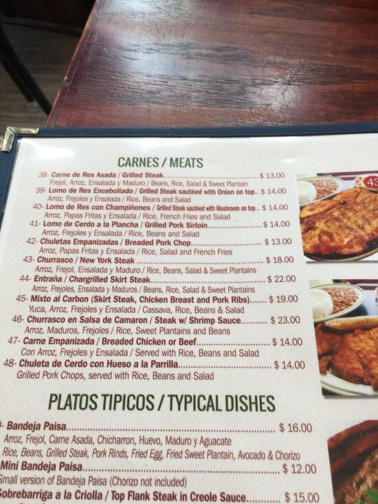 Menu at Cafe Veracruz 1, White Plains, 24 W Post Rd