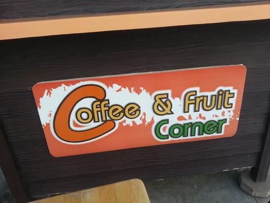 Carta del café Coffee & Fruit Corner, Bangkok