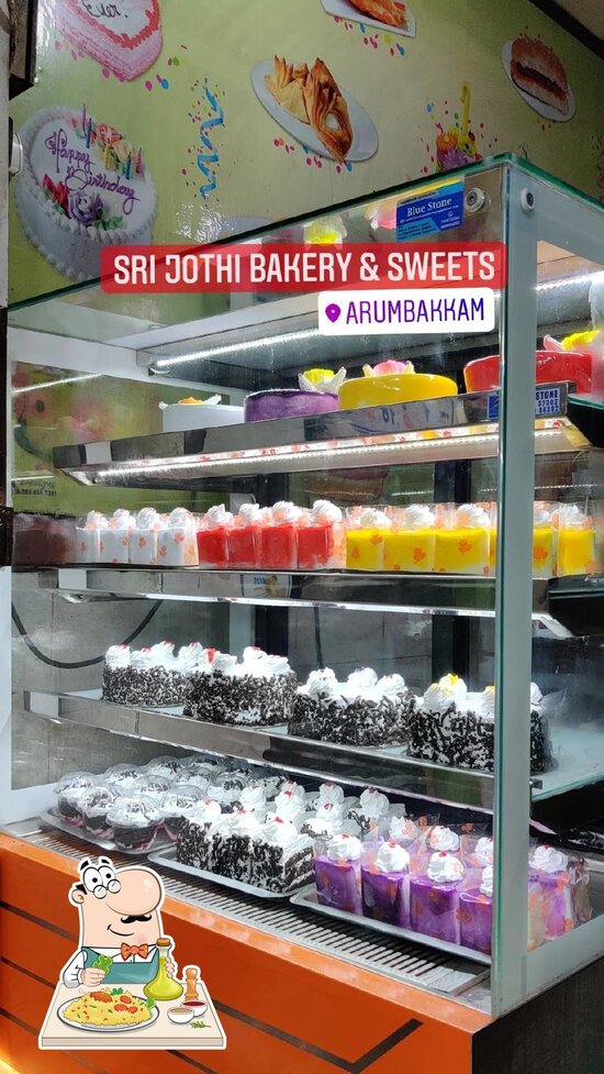 Menu at Sri Jothi Bakery & Sweets, Chennai, 36F8+XHF