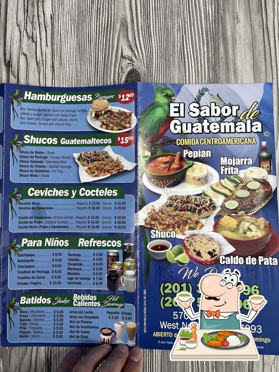 El Sabor de Guatemala, West New York - Restaurant menu, prices and reviews