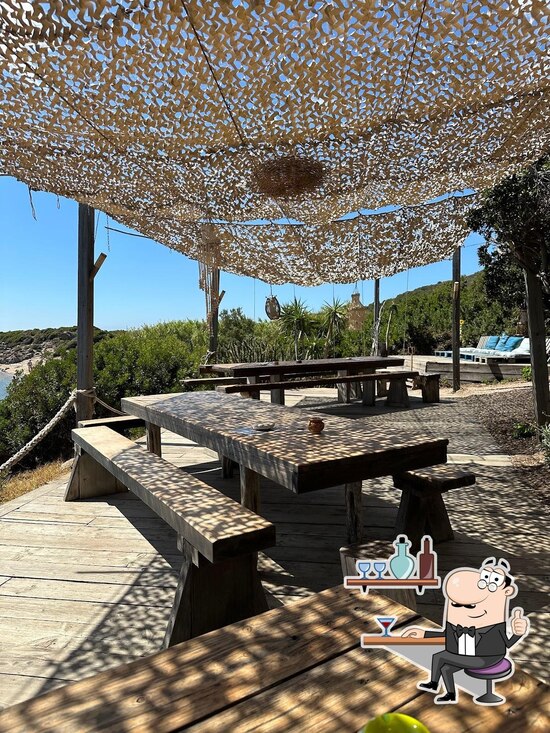 L’effet Mer restaurant, Bonifacio, Plage de Cala Longa / Cara Lunga ...