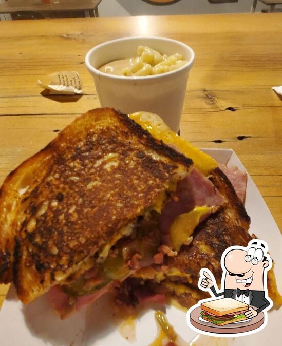 Menu at Cheesy Street BBQ, North Kansas City