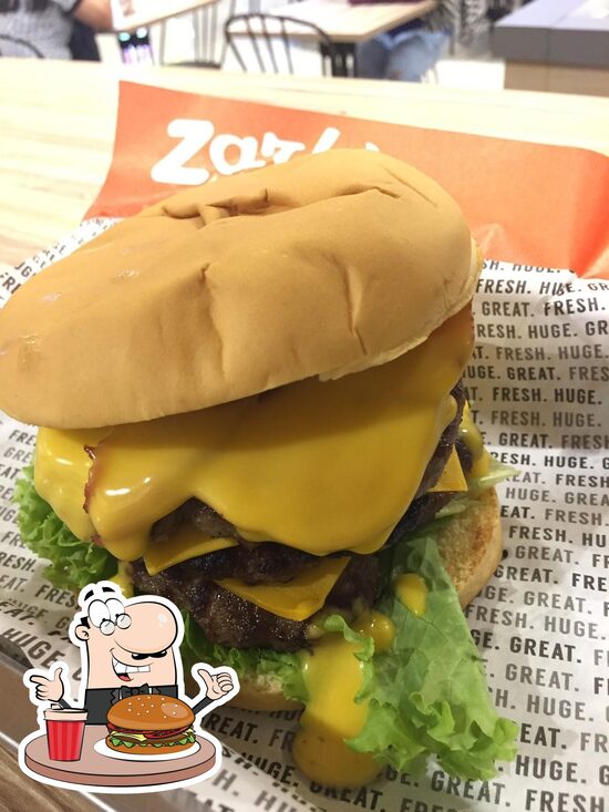 Menu at Zark’s Burger Robinsons Galleria restaurant, Quezon City