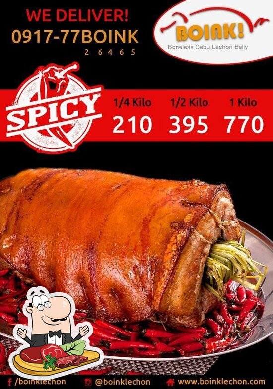 Boink Boneless Cebu Lechon Belly, Ciudad Quezon - Menú del restaurante ...
