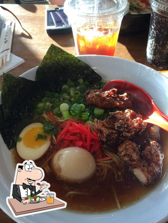 Menu at Slurp Ramen restaurant, Port Jefferson