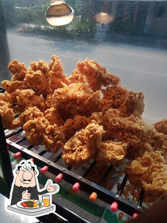 Menu at Alya fried chicken restaurant, Kanigoro