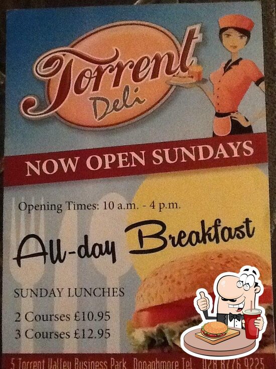 Menu at The Torrent Deli restaurant, Donaghmore