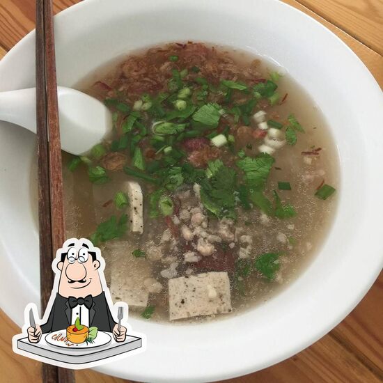 Menu at ก๋วยจั๊บญวน อุบล restaurant, Ban Chang