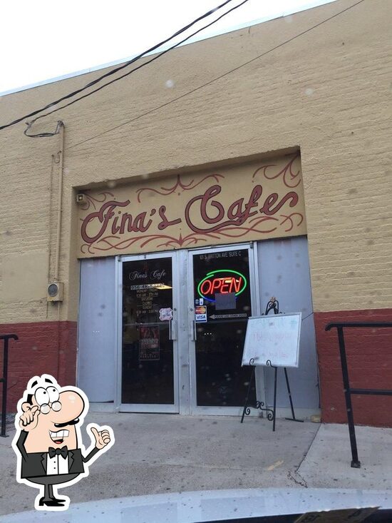 Menu at Fina's Cafe, Rio Grande City