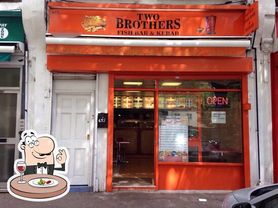 Menu at Two Brothers Fish Bar & Kebab, London