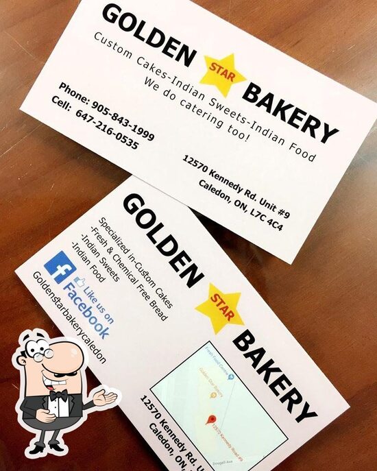 Menu au Golden Star Bakery, Caledon